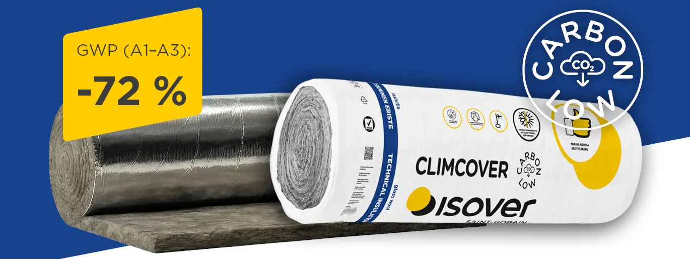 ISOVER CLIMCOVER Roll – Ei pölise, eikä kutita!