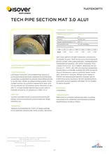 TECH Pipe Section Mat 3.0 Alu1 | ISOVER Tekniset Eristeet